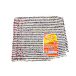 TRAPO PISO MEDIA NARANJA BICOLOR REFORZADO.GRANDE (58*60CM) *UNID